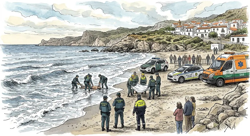 Hallado un cadáver en una playa en extrañas circunstancias
